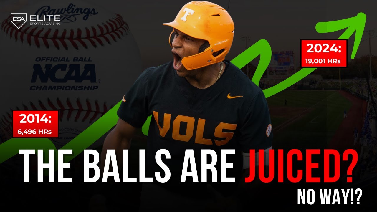 This PROVES That The NCAA Baseballs Are JUICED... - YouTube