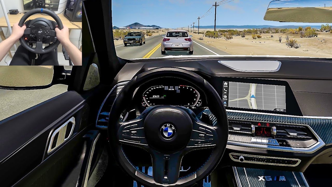 BeamNG Drive - BMW X6M 2020 [Steering Wheel gameplay] - YouTube
