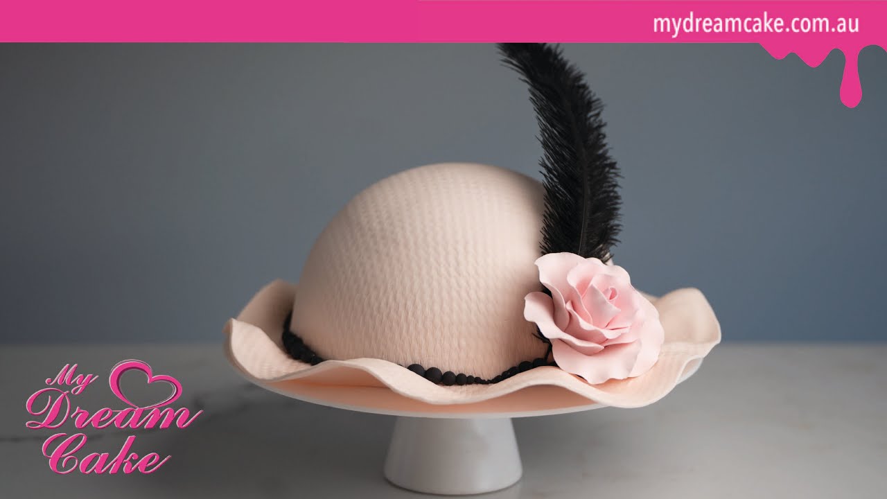 Lets make an elegant hat cake! - YouTube