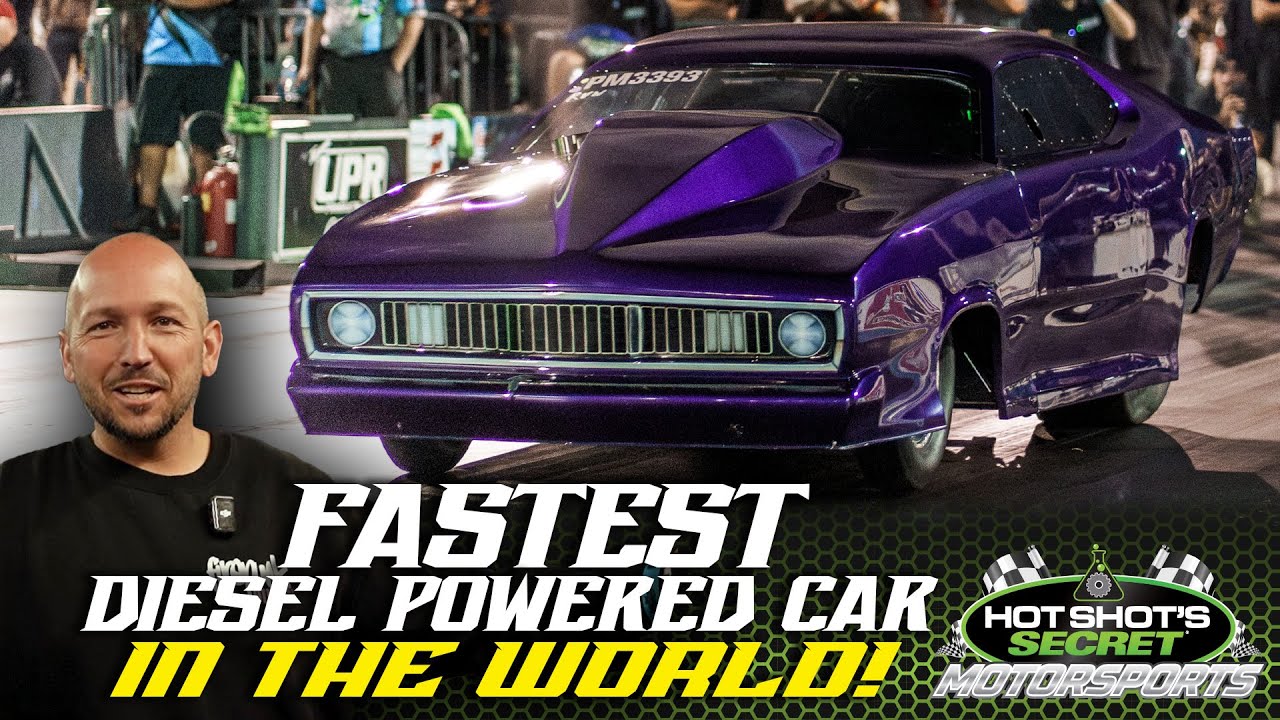 FASTEST DIESEL DOOR CAR IN THE WORLD! Firepunk Resets World Records at ...