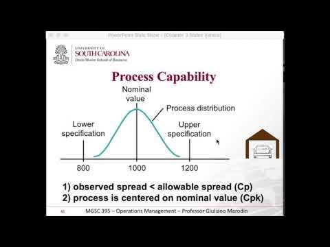 7 Improve and Control part 13 Intro to Process Capability - YouTube