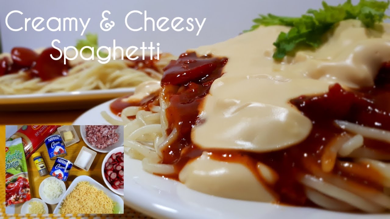 SUPER CREAMY & CHEESY SPAGHETTI | CREAMY WHITE SAUCE | NEGOSYO RECIPE ...