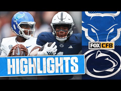 Buffalo Bulls vs No. 14 Penn State Nittany Lions Highlights 🏈 FOX College Football