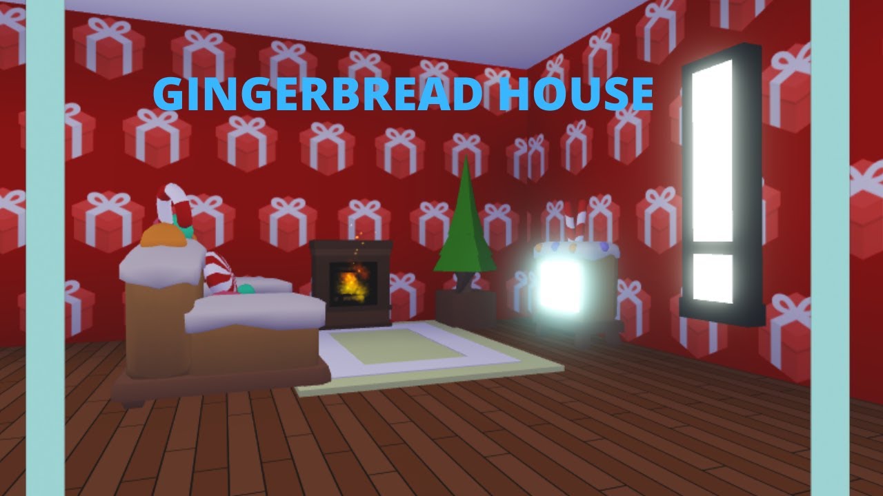 Making A GINGERBREAD HOUSE In Adopt Me!! - YouTube