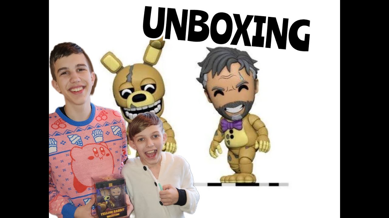 YOUTOOZ YELLOW RABBIT FIVE NIGHTS AT FREDDY'S MOVIE FIGURE VINYL ...