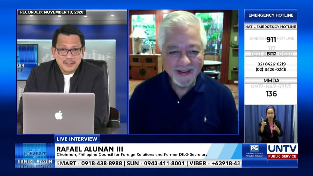 UNTV: Get It Straight with Daniel Razon | Recorded | January 6, 2021 ...