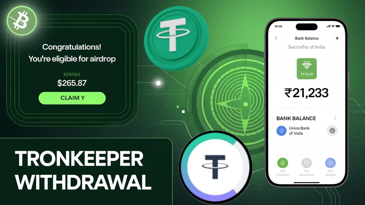 Tronkeeper Bot Airdrop || Tronkeeper Withdrawal || Tronkeeper ...