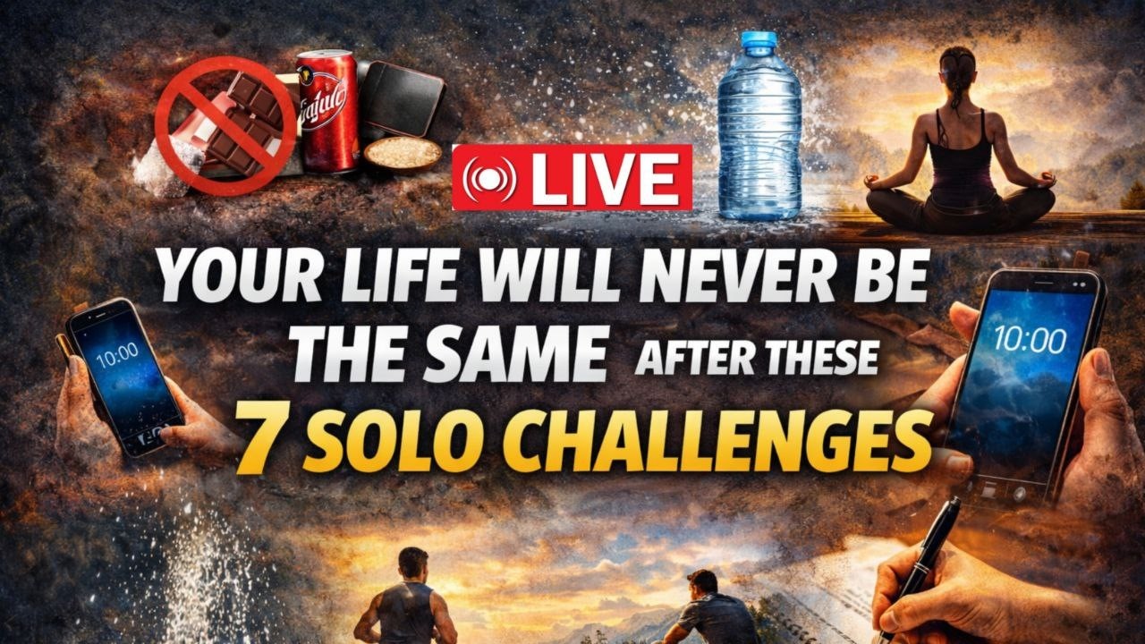 LIVE : 7 Solo Challenges That Will Change Your Life Forever (Try These ...