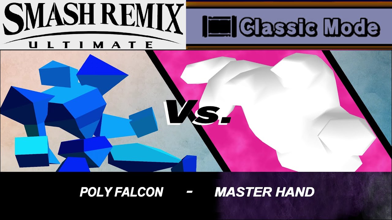 Super Smash Bros. (Ultimate Textures) Classic Mode with Polygon Captain ...