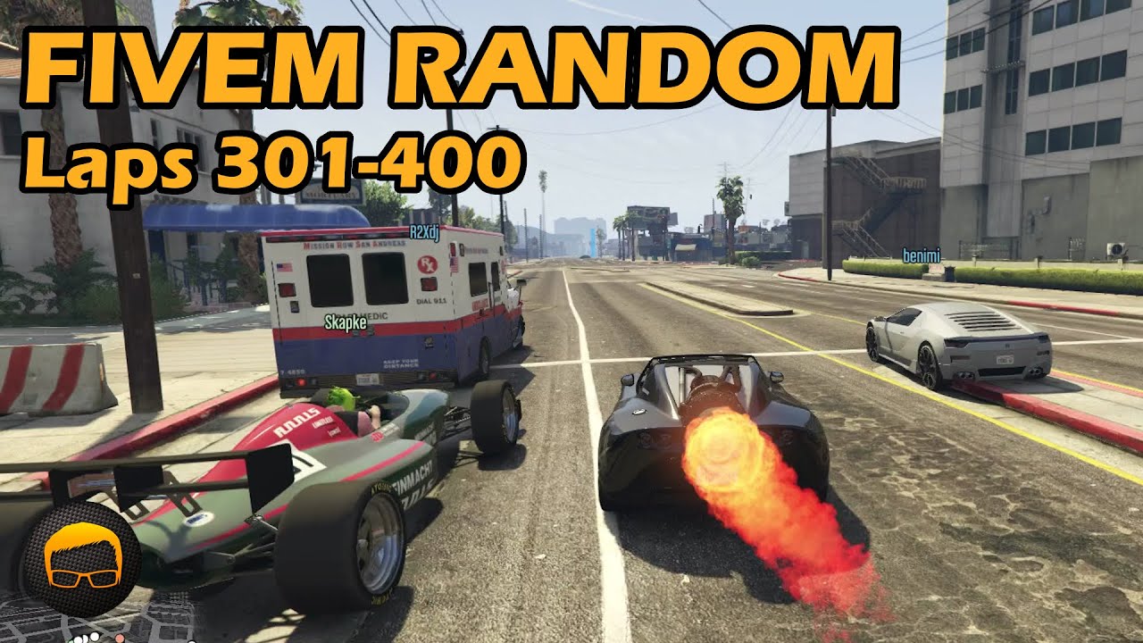630 Random Cars In 630 Laps! Part 4 (Laps 301-400) - GTA FiveM Random ...