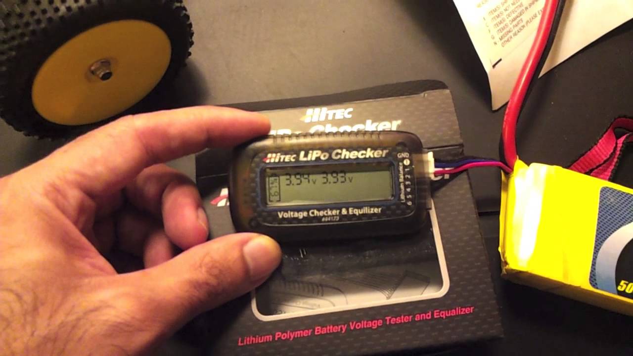 Hitec Lipo Checker and Balancer Unboxing - YouTube