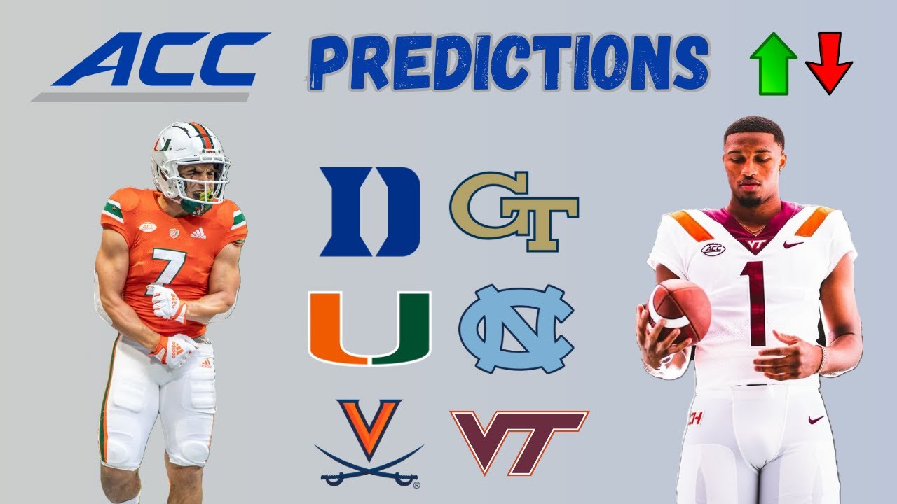 ACC Win Total Predictions! (2024) - Part 2 #acc #predictions # ...