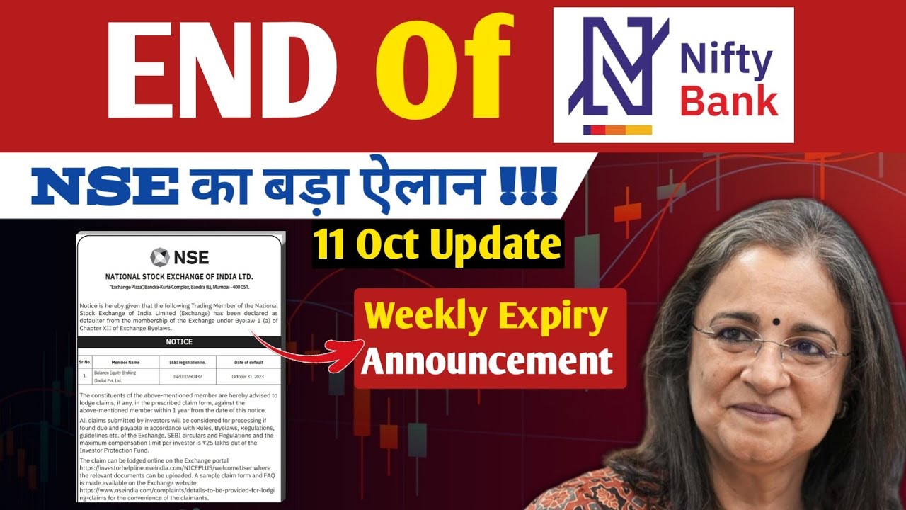 End Of Bank Nifty Weekly Expiry Contract- SEBI New Rule For F&O Trading ...