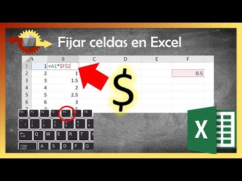 Cómo fijar celdas, columnas o filas en fórmulas de Excel - YouTube