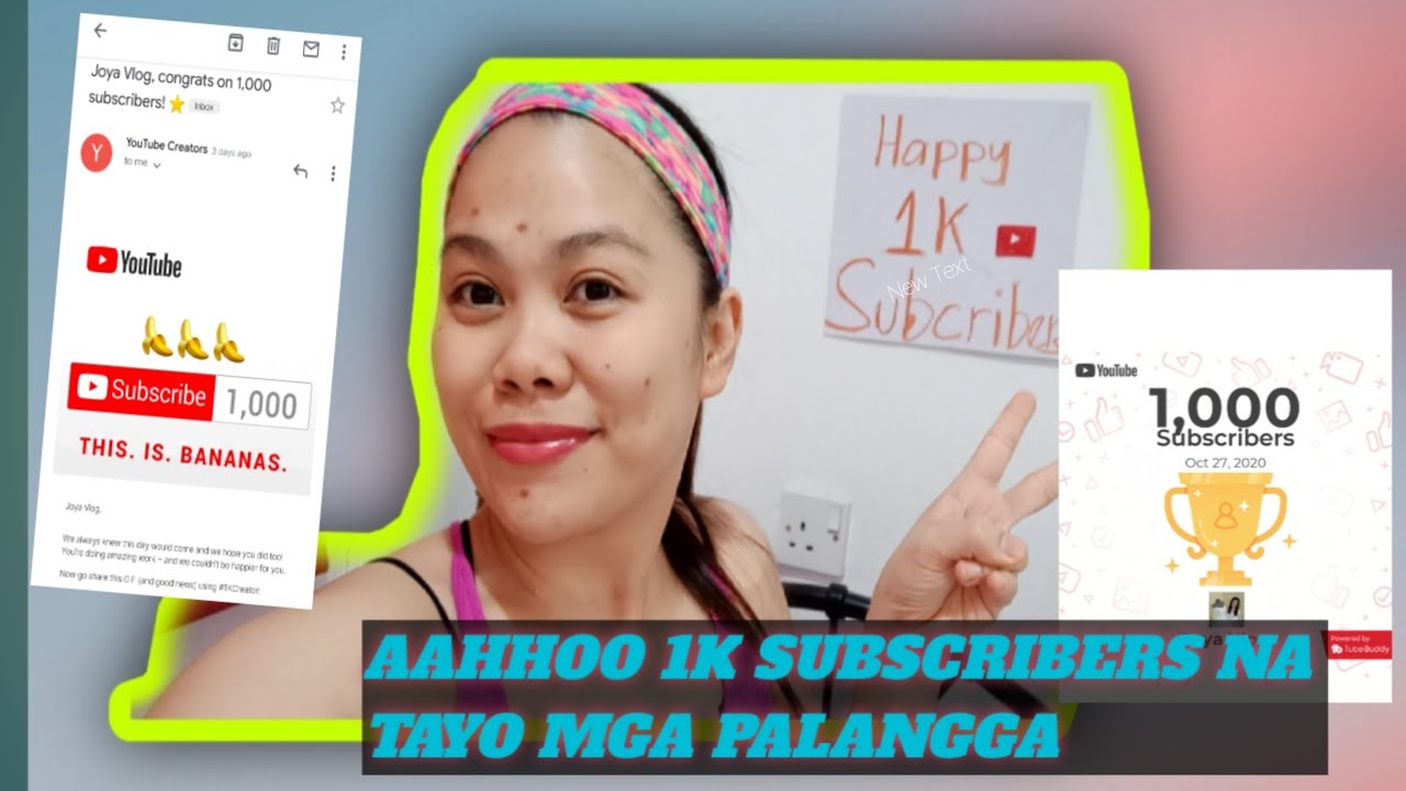 1k Subscribers Greetings From Family Friends/Joya vlog - YouTube