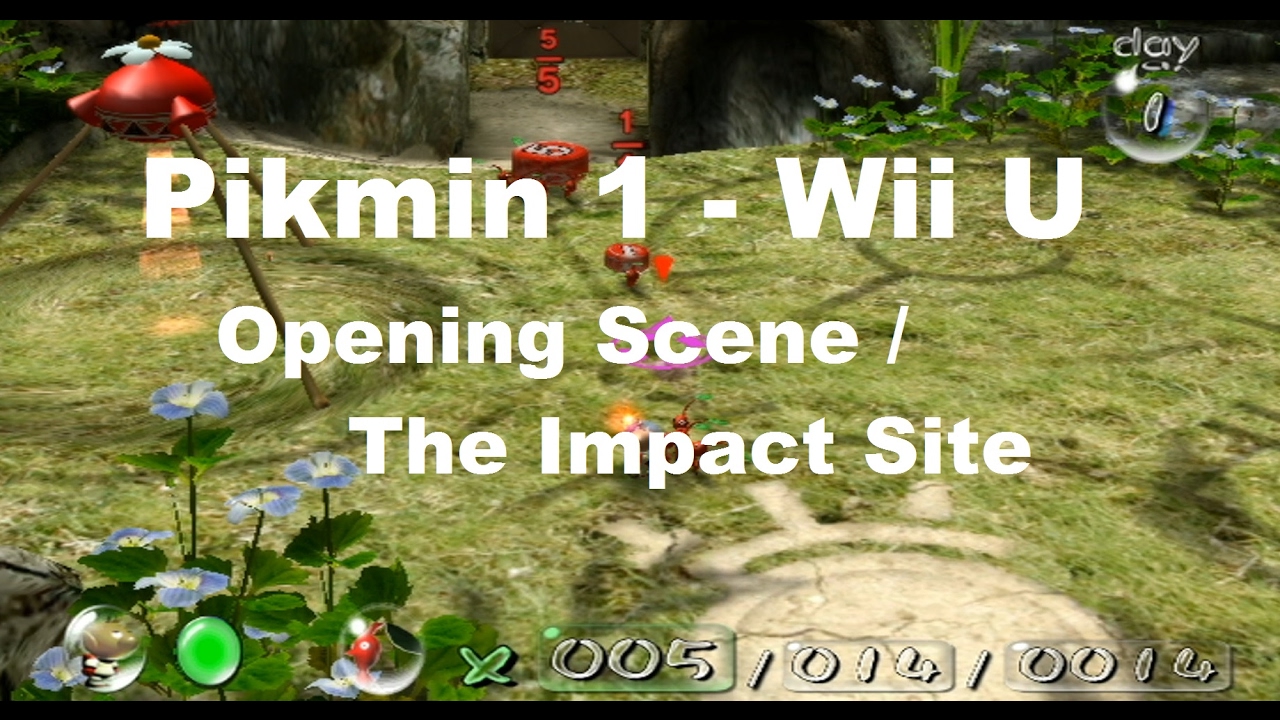 Pikmin 1 - Wii U - The Opening Scene / Impact Site - YouTube