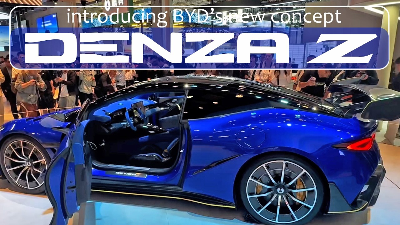 New BYD Denza Z First Look at 2025 Shanghai Motor Show | Specs ...