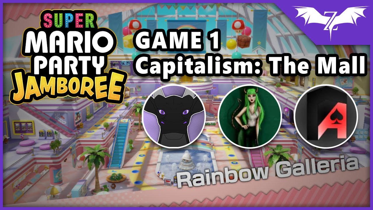 Super Mario Party Jamboree With Friends - Game 1- Rainbow Galleria ...