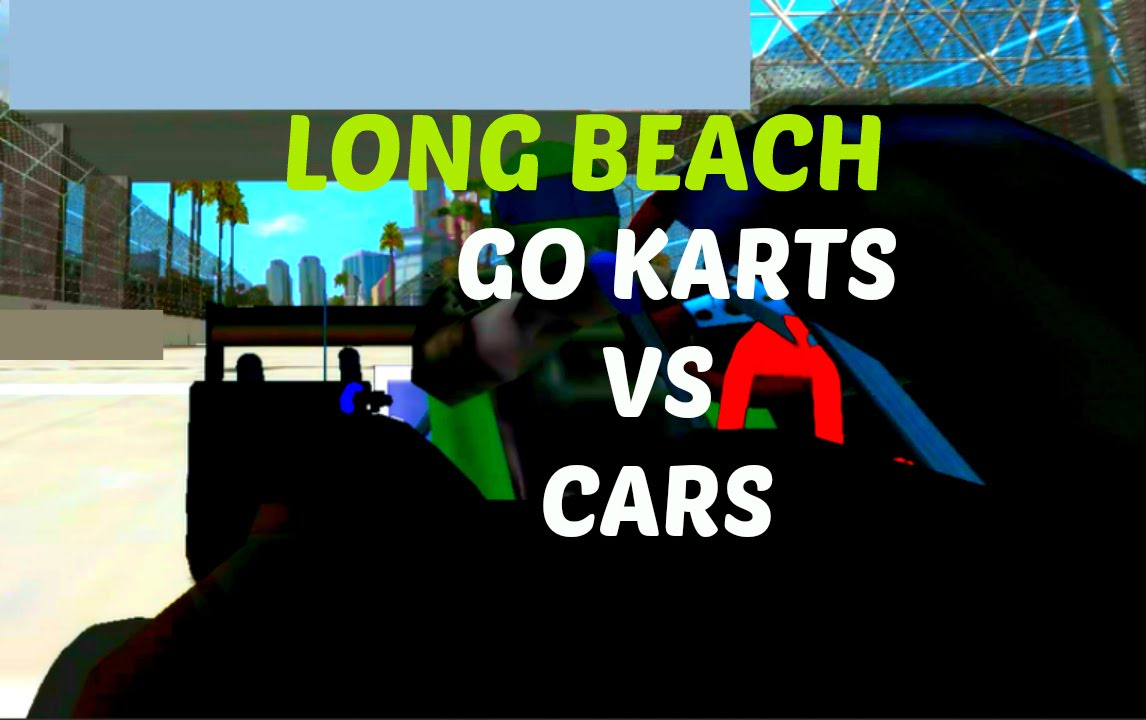 Go Karts vs Cars rFactor - YouTube