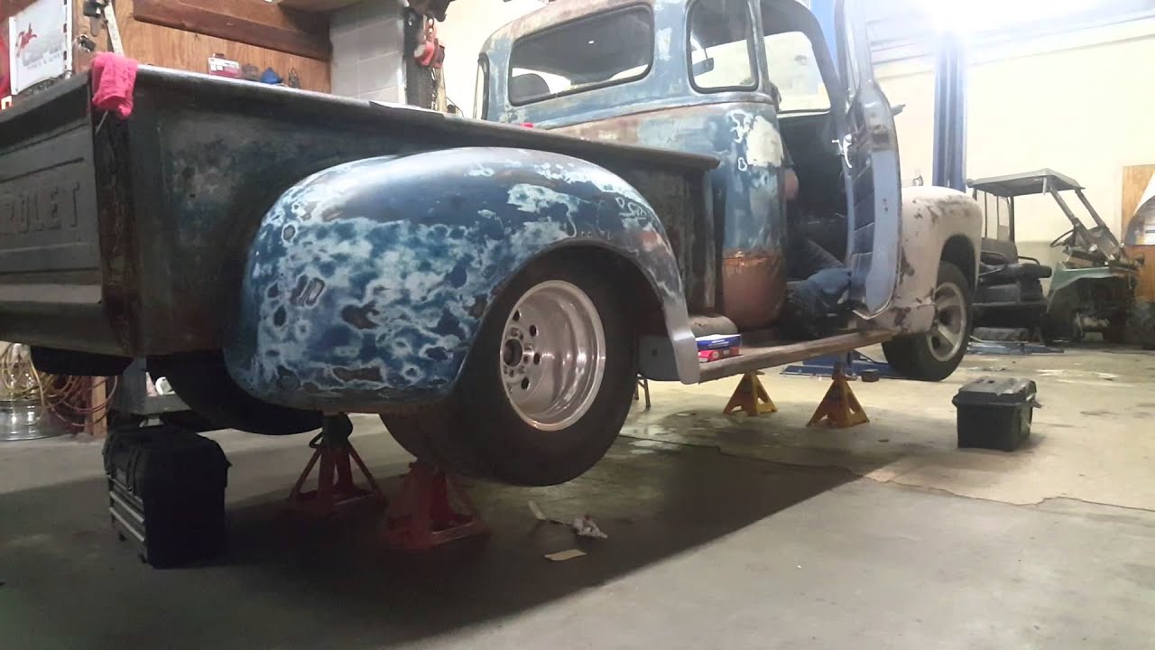 55 Chevy 5.3 LS swap - YouTube