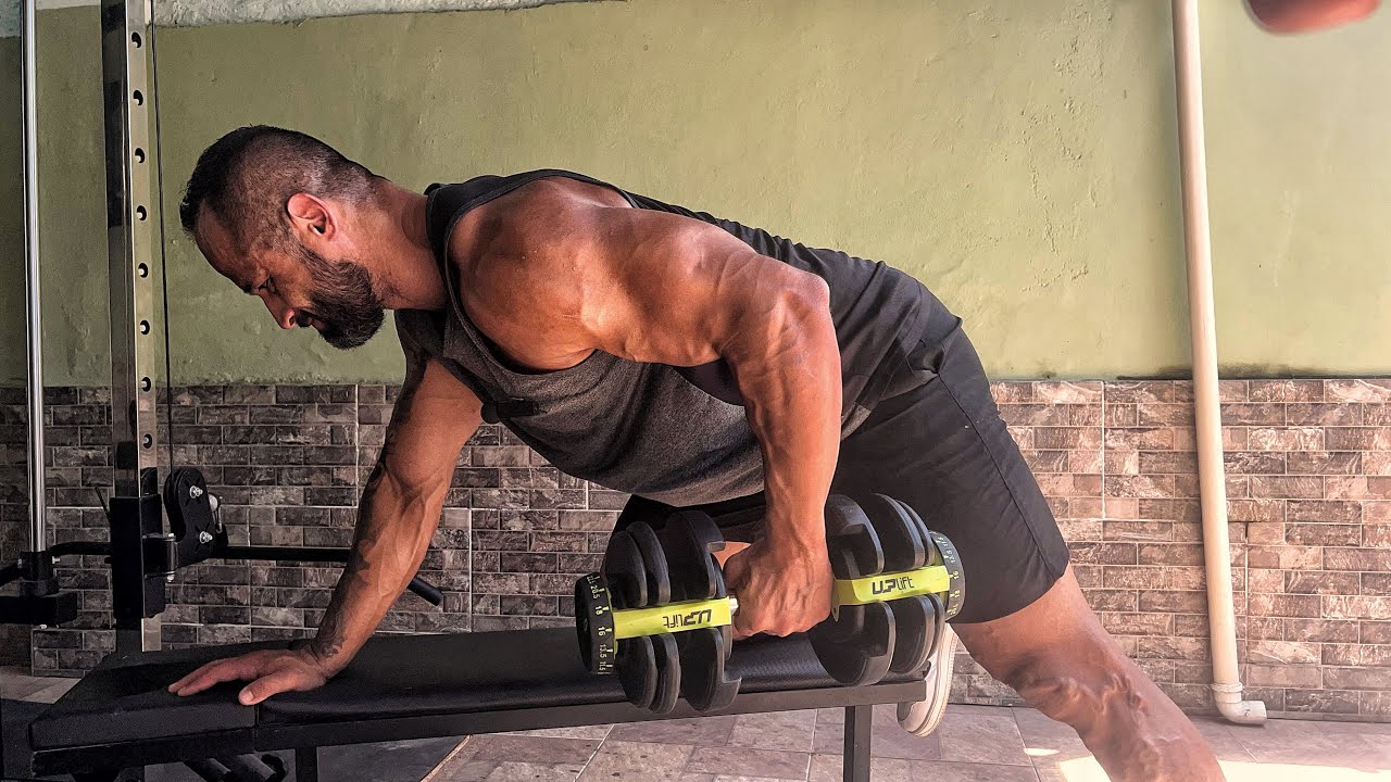 5 exercícios de costas com Halter Ajustável UPLIFT de 24 quilos ...
