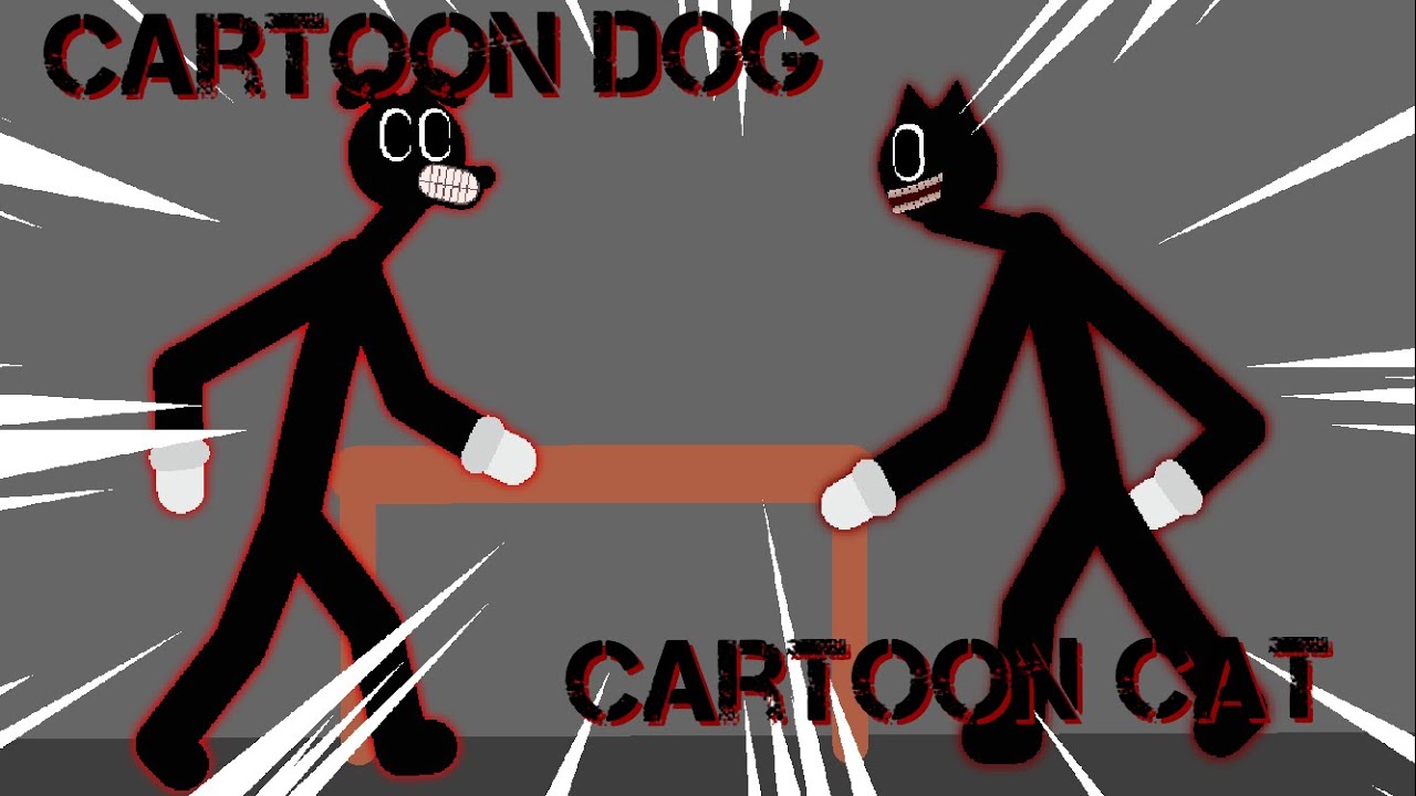 Cartoon Dog vs Cartoon Cat | Stick Nodes animation | Trevor Henderson ...