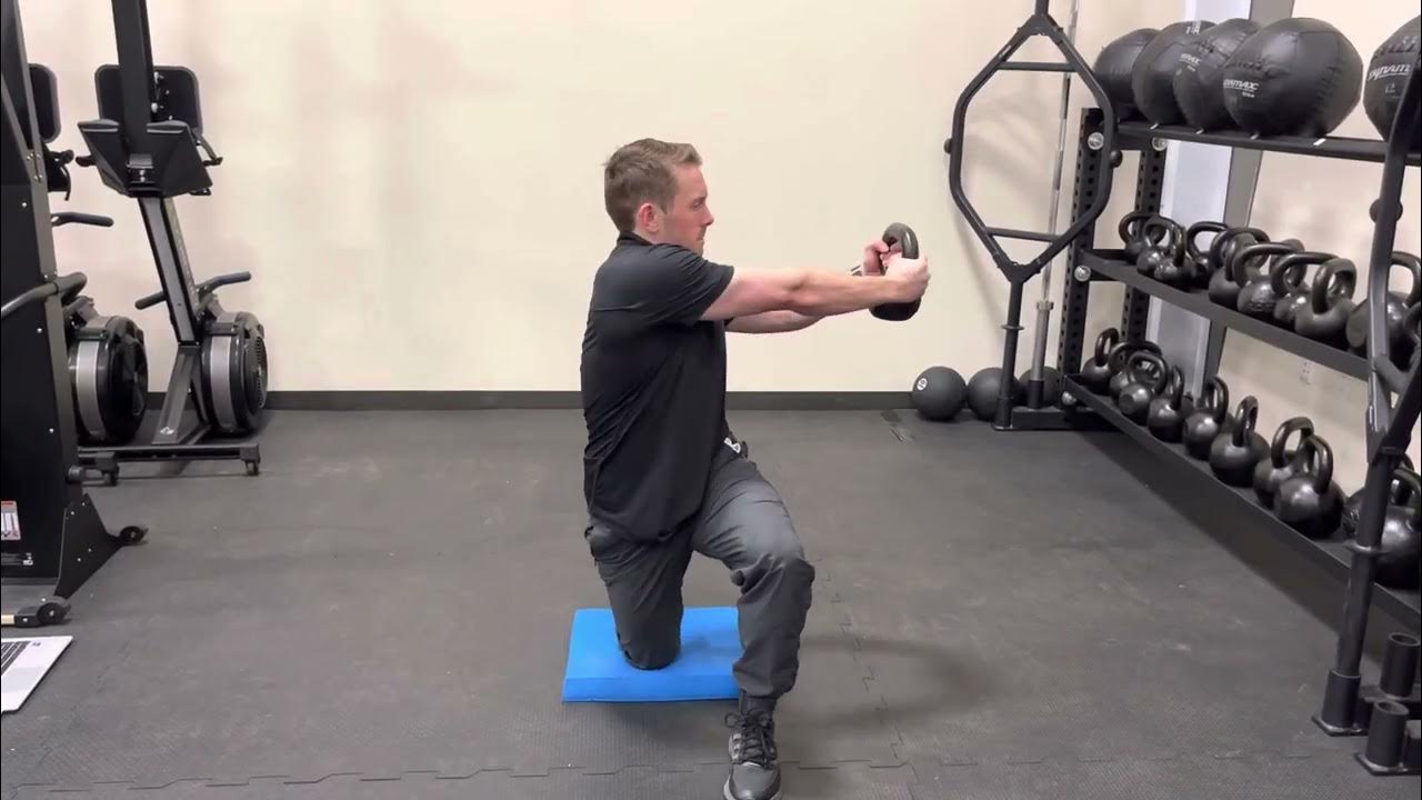 DB/KB/Plate Half Kneeling Rotational Press - YouTube