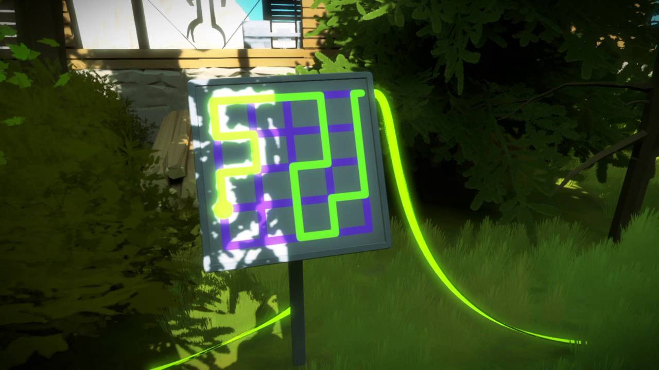 The Witness: Orange Garden Gate Right Part Solutions - YouTube