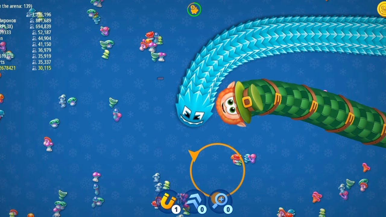 Big worm fight with hacker 🔥 worm zone io 🐍 hack gameplay 🤯 #game # ...