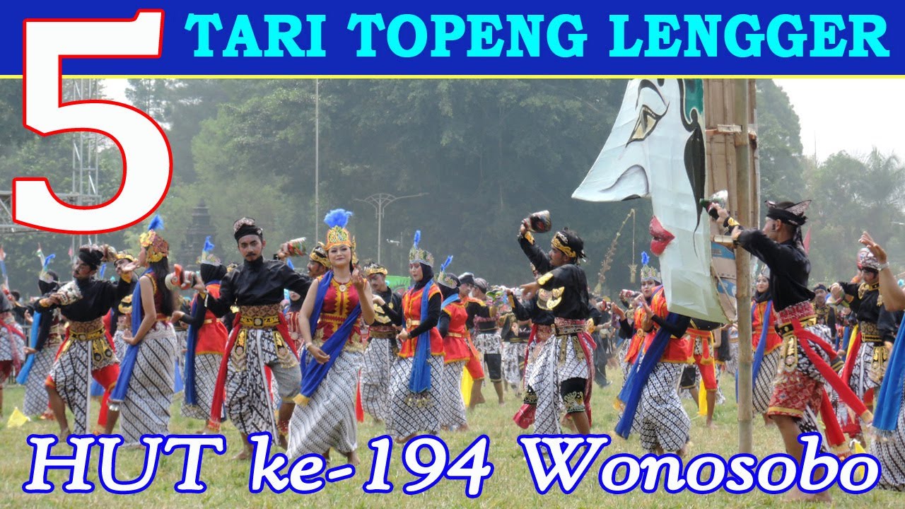 Paling Lengkap! 5 Tari Topeng Lengger HUT ke-194 Wonosobo. - YouTube