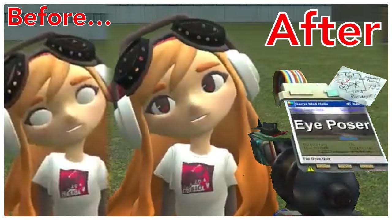 How to fix Human Meggy's eyes on Garry's Mod WITHOUT ADDONS! - YouTube