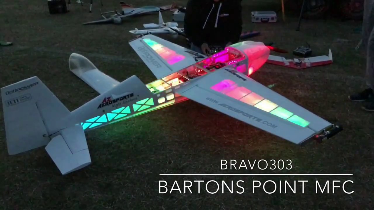 Az Aerosports - Dean Coxon Night Flight - Bartons Point Model Flying ...
