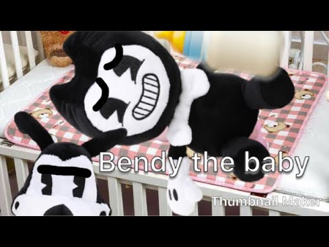 BATIM Plush:Bendy turn into a baby!!!! - YouTube