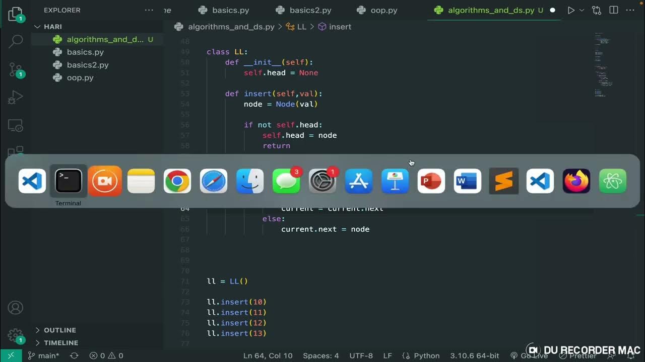 Python Tutorial 4 - Basic Data Structures and Algorithms - YouTube