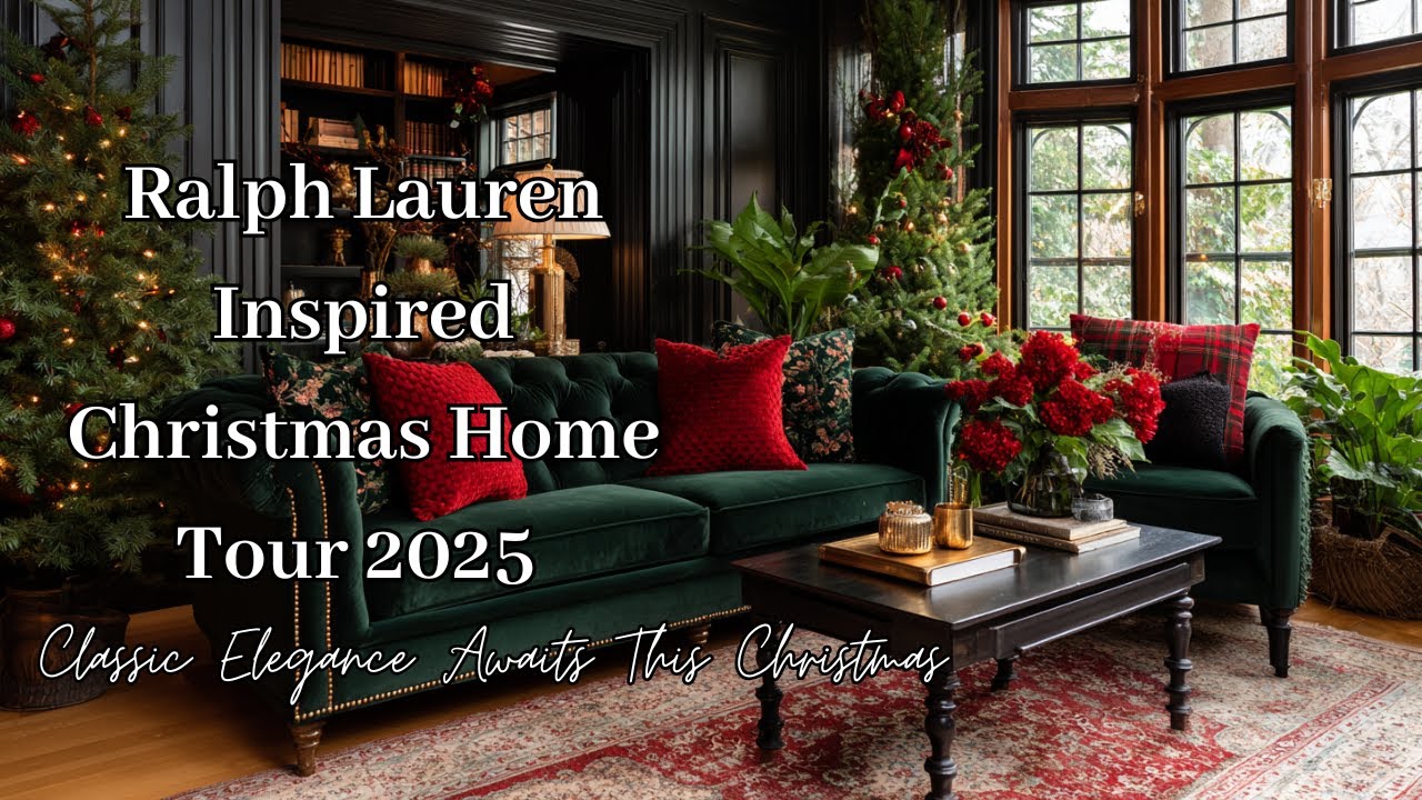 Ralph Lauren Inspired Christmas Home Tour 2025 | Timeless Holiday Decor ...