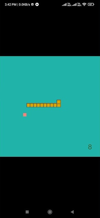 Creating A Snake Game Using pygame Module For Android Using Pydroid 3 App. - YouTube