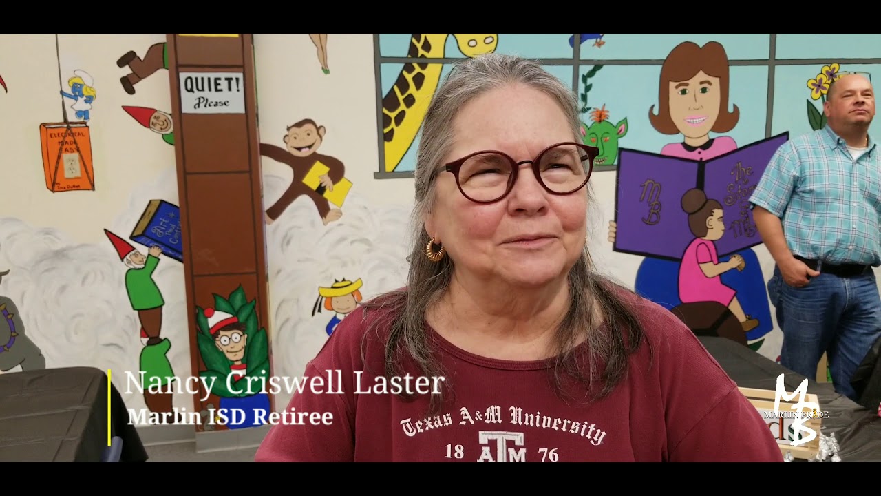 Mrs. Nancy Criswell Laster Retires from Marlin ISD - YouTube