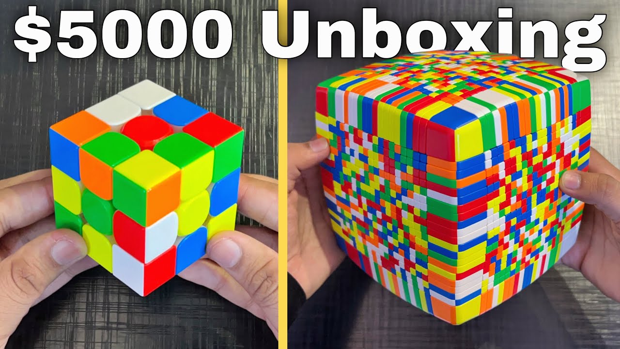 1x1 - 21x21 Rubik’s Cubes Unboxing - YouTube