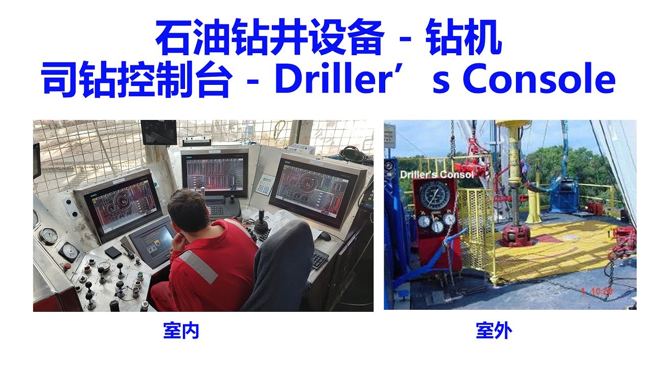 司钻控制台 | 石油钻井英语 | 钻井术语 | Driller‘s Console - YouTube