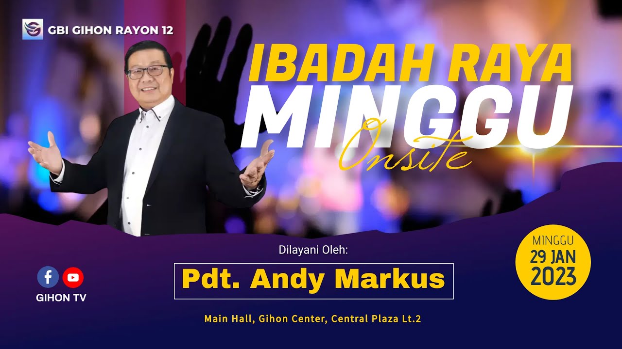 Ibadah Minggu Sesi 3 | Pdt. Andy Markus | 29 Januari 2023 - YouTube