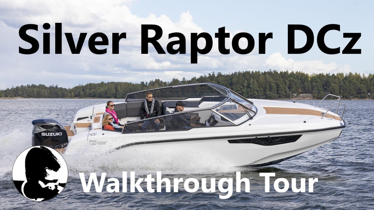 Silver Raptor DCz - Boat Walkthrough Video Tour - YouTube