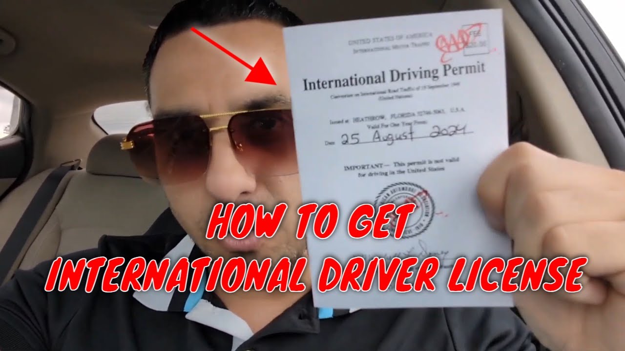 How To Apply For International Driving License FAST! - YouTube