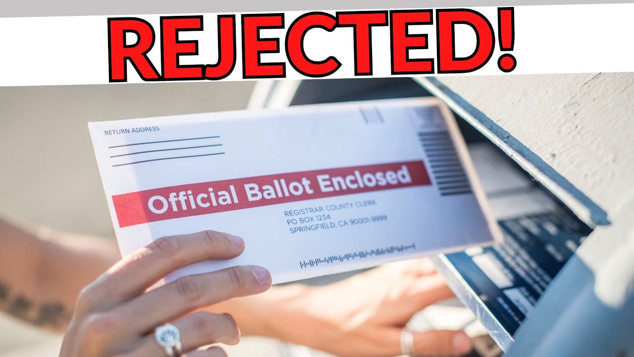 5 ways your 2024 election mail-in or absentee ballot can be REJECTED ...