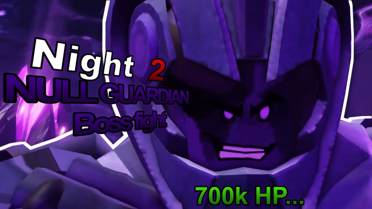TDS Chapter 2 Hard mode Null Guardian Boss Fight! - YouTube