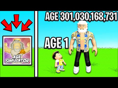 The OLDEST Person In The WORLD Joined My Server!! (Roblox Age Simulator)