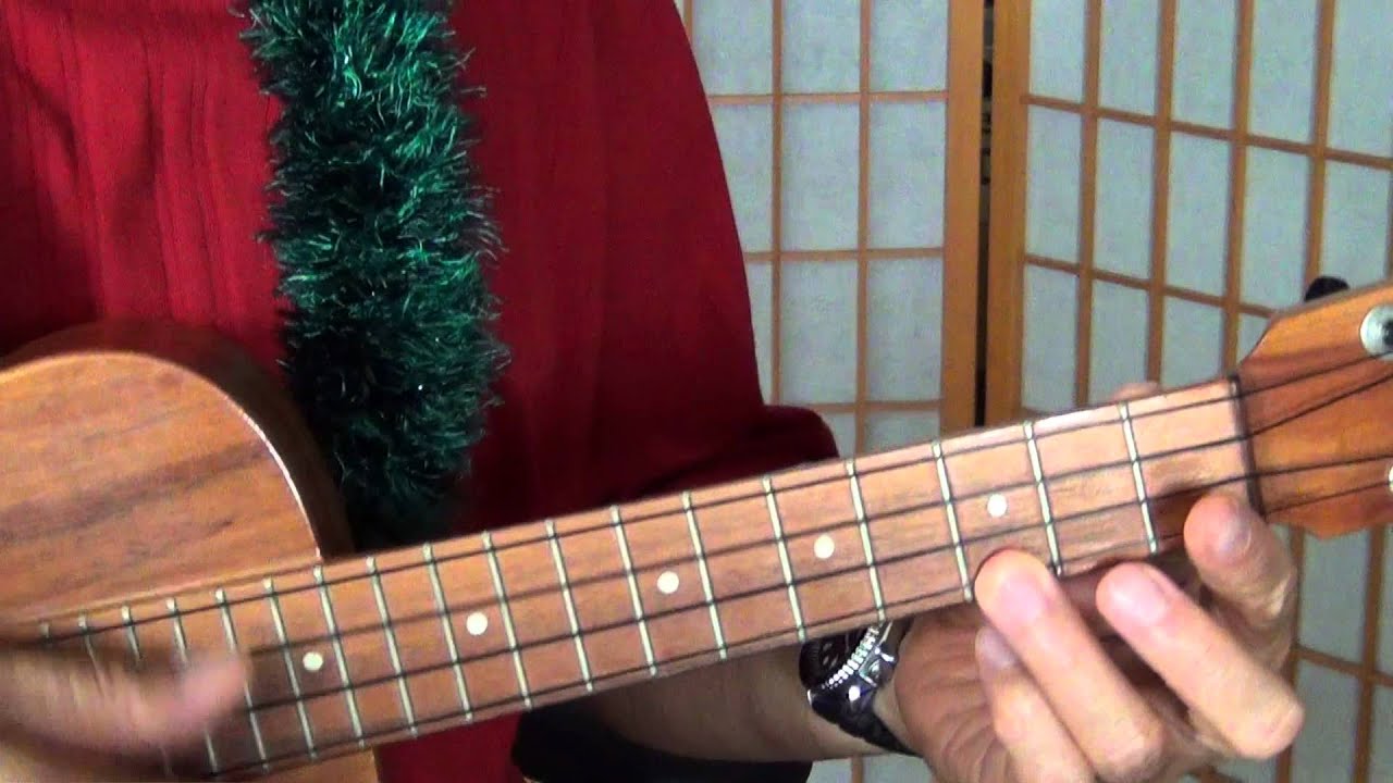 Here Comes Santa Claus Ukulele Lessons - YouTube