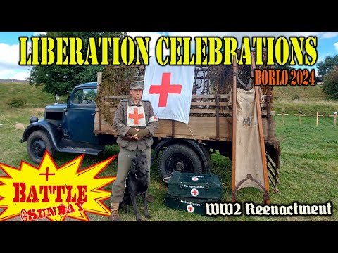 WW2 Reenactment @ Borlo : Liberation Celebrations 2024 + Full Mock ...