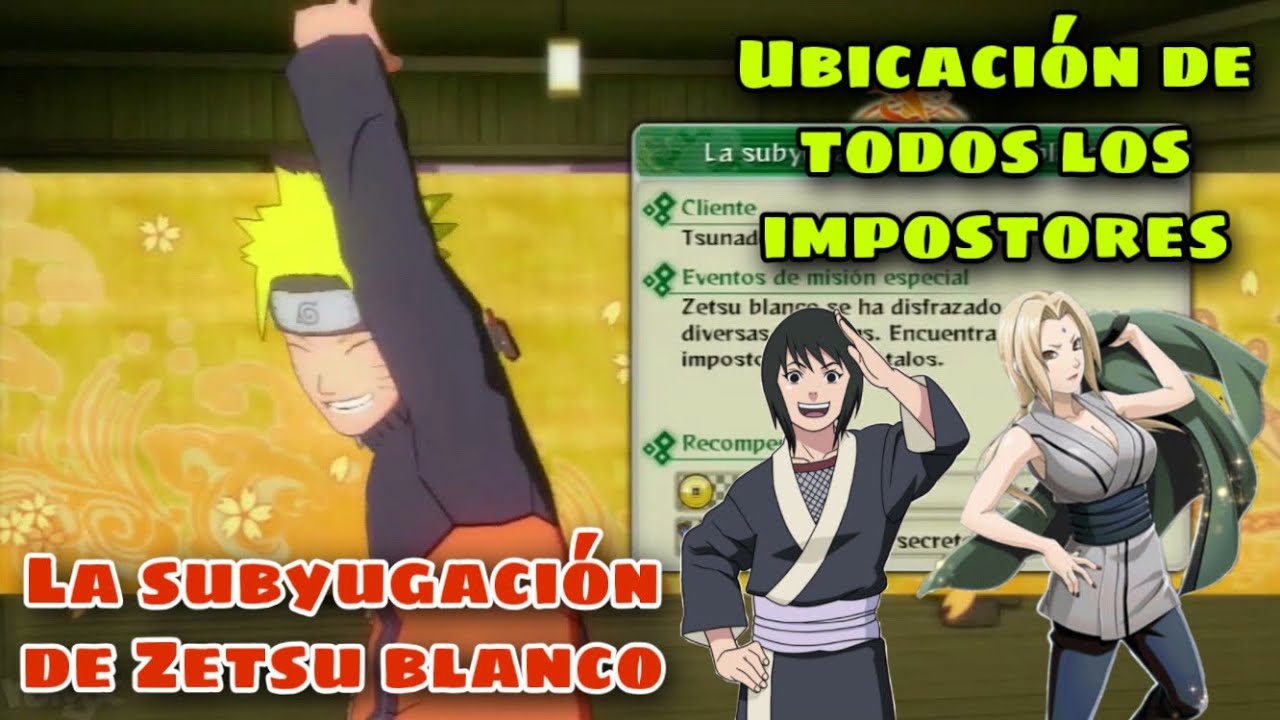 La subyugación de Zetsu blanco - Naruto Ultimate Ninja Storm 3 - YouTube