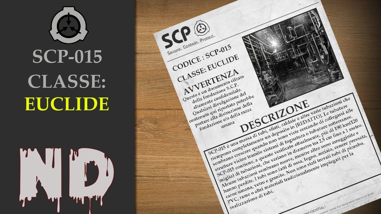 SCP-015 - Incubo di tubi - YouTube