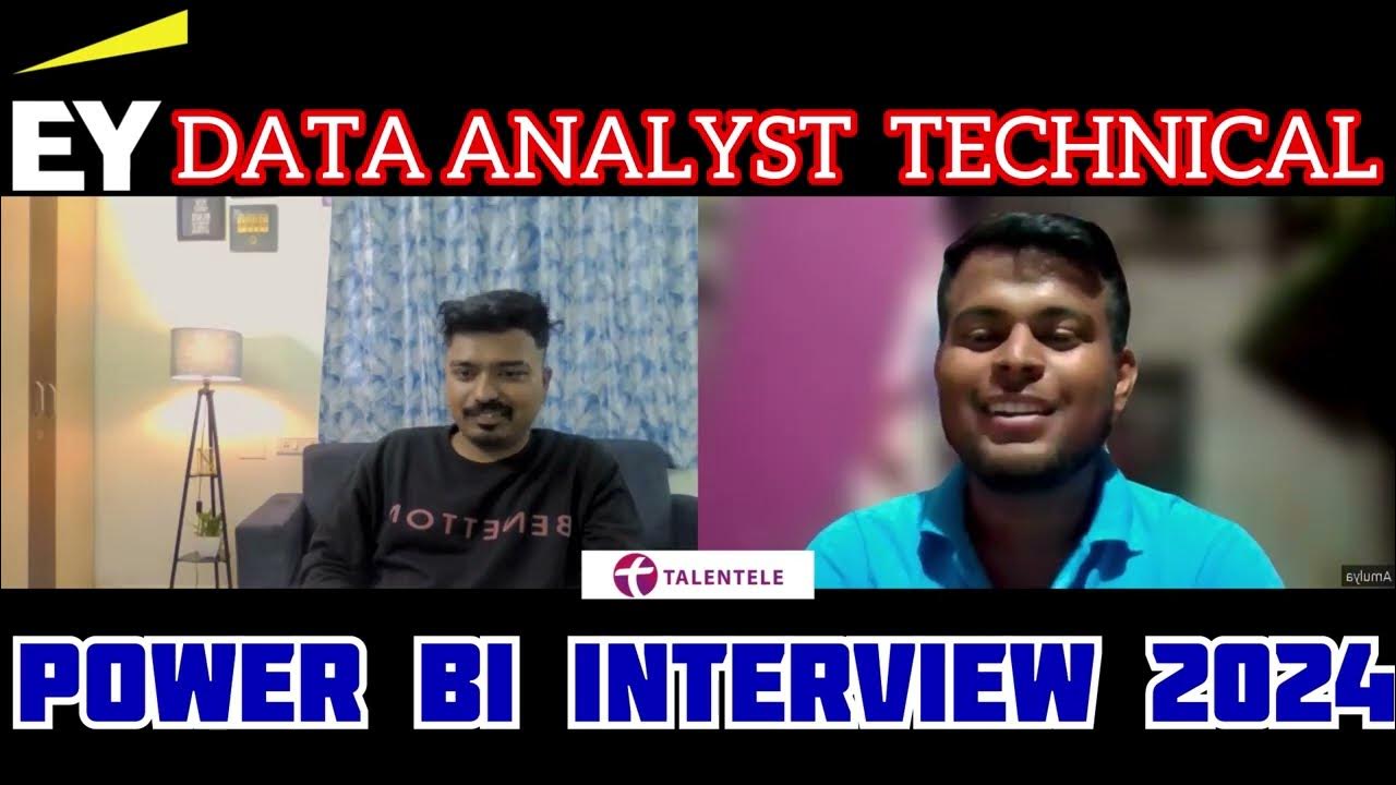 Data Analyst Live Interview - EY | POWER BI Technical Round | SQL | Data Science - Must Watch ...